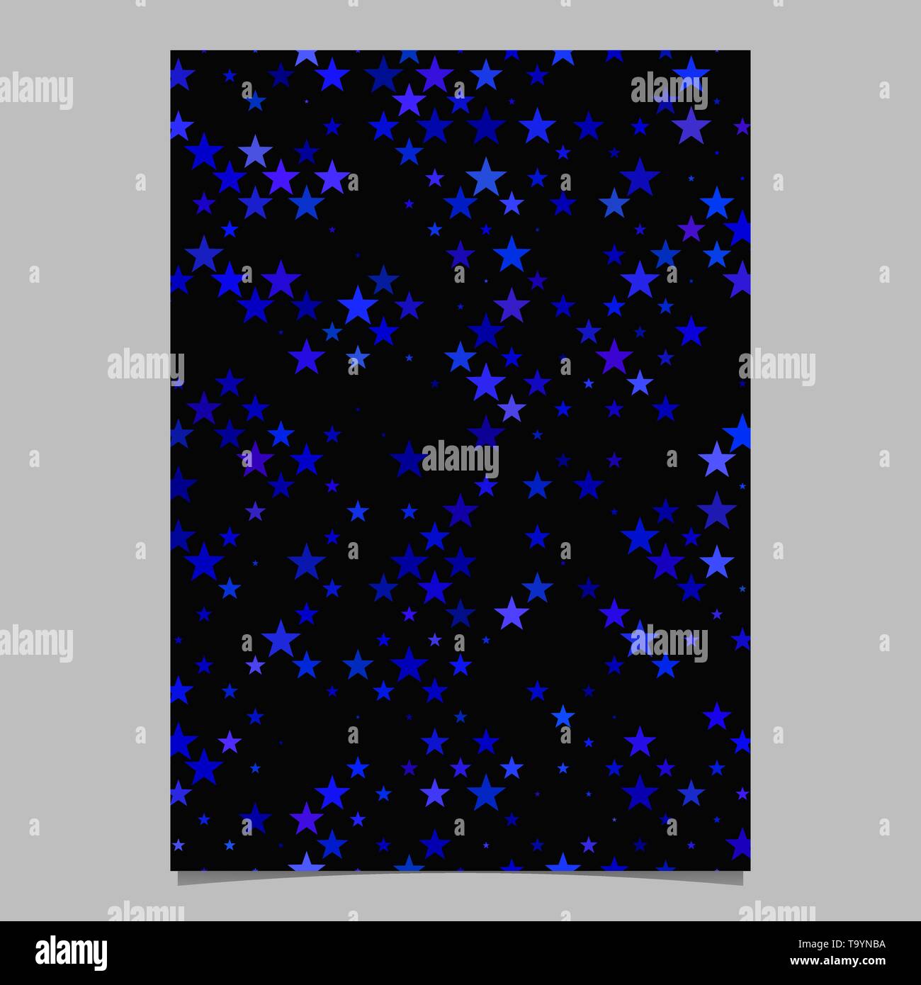 Geometric star pattern page background template - vector graphic Stock ...