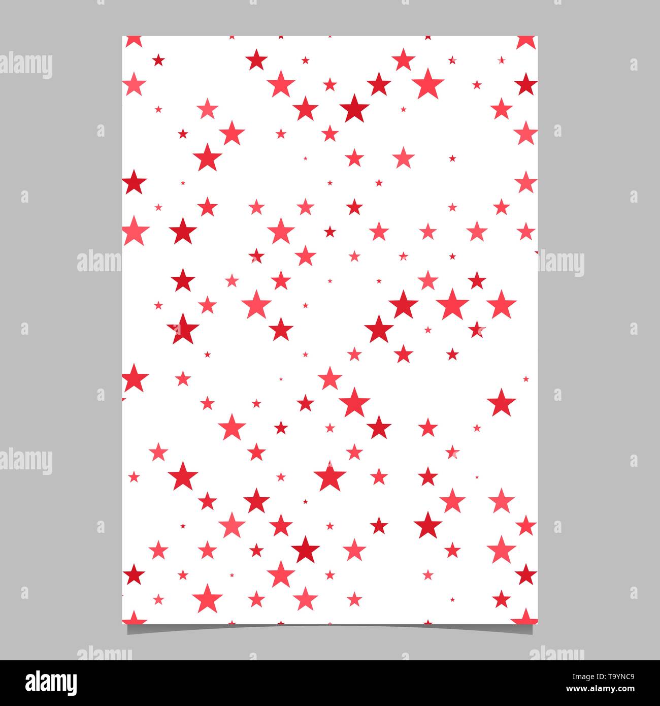 Star pattern brochure template - vector cover background Stock Vector ...