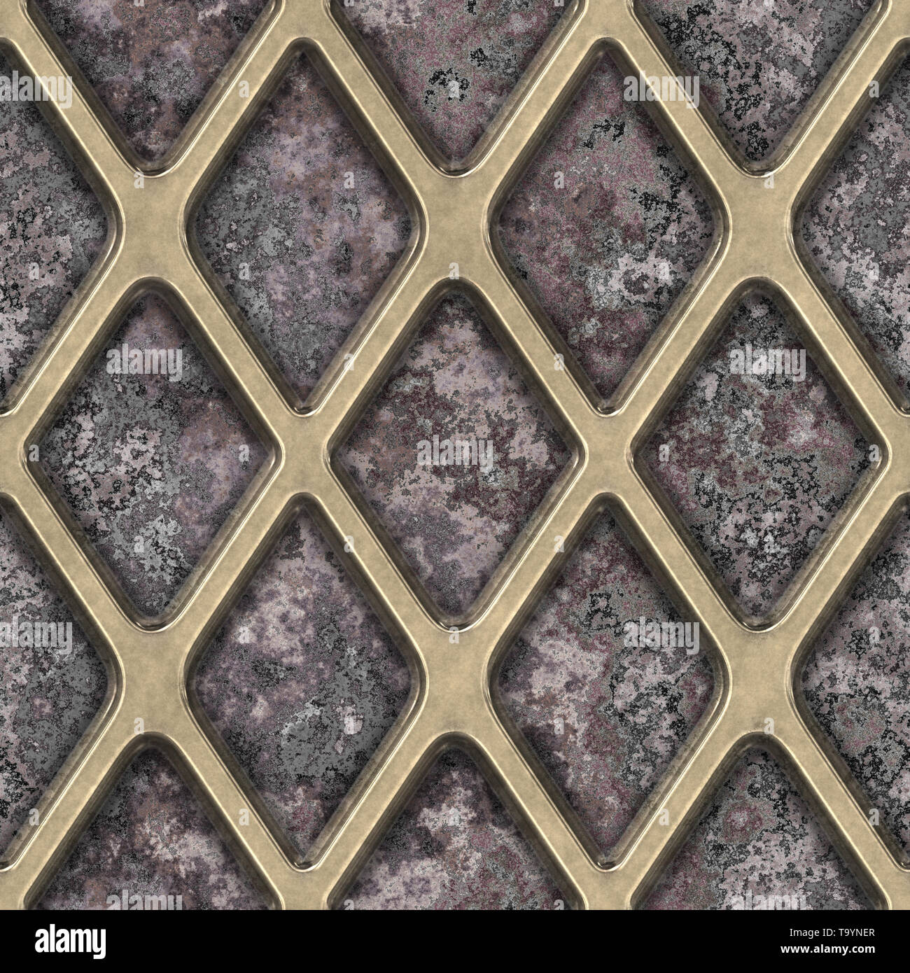 Grate on Granite Seamless Texture Tile Stock Photo - Alamy