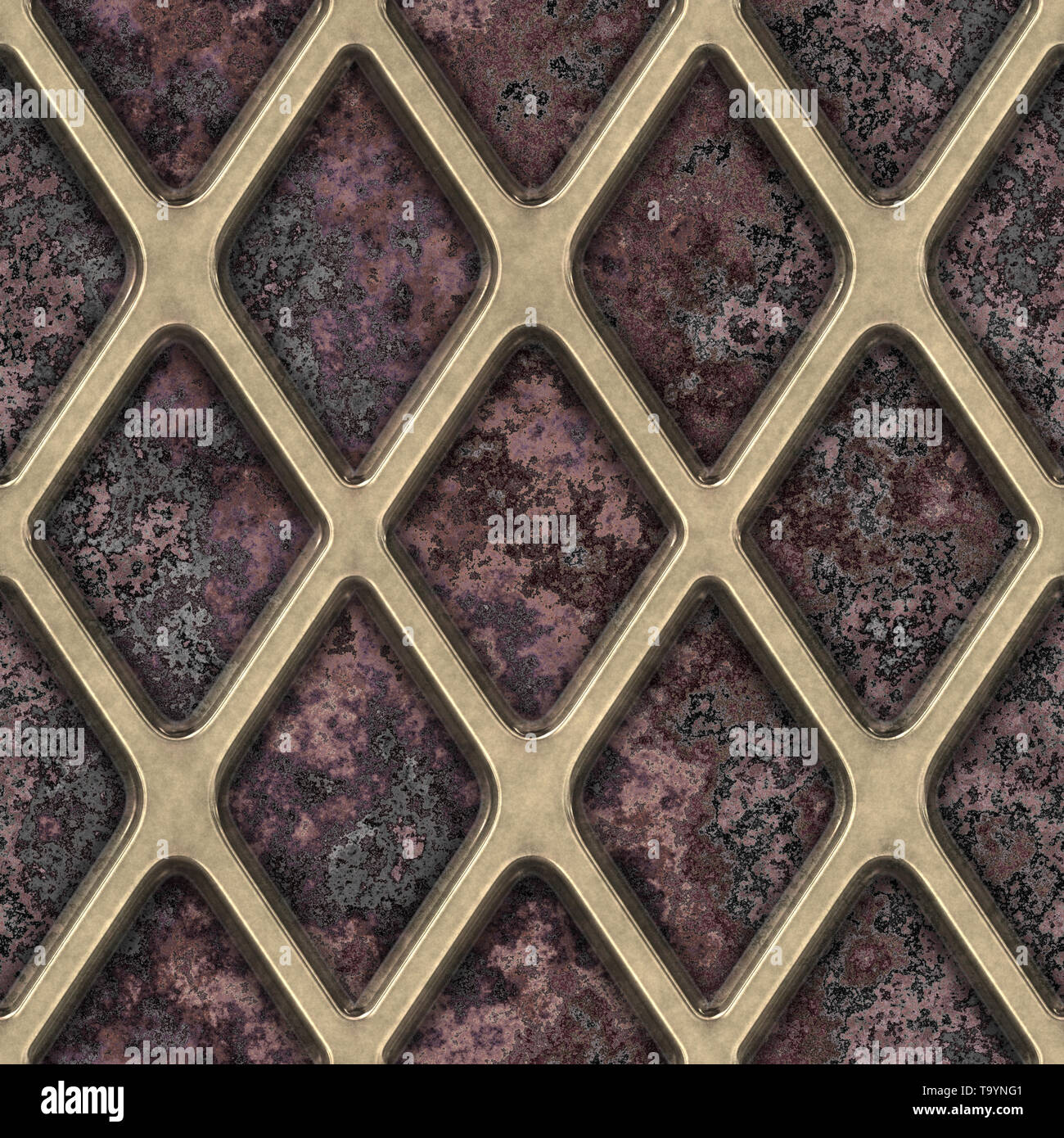 Grate on Granite Seamless Texture Tile Stock Photo - Alamy