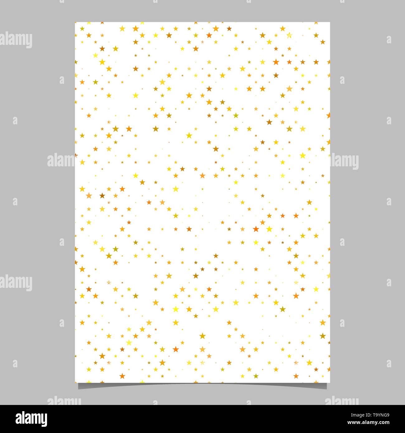 Star pattern brochure template - vector stationery background Stock ...