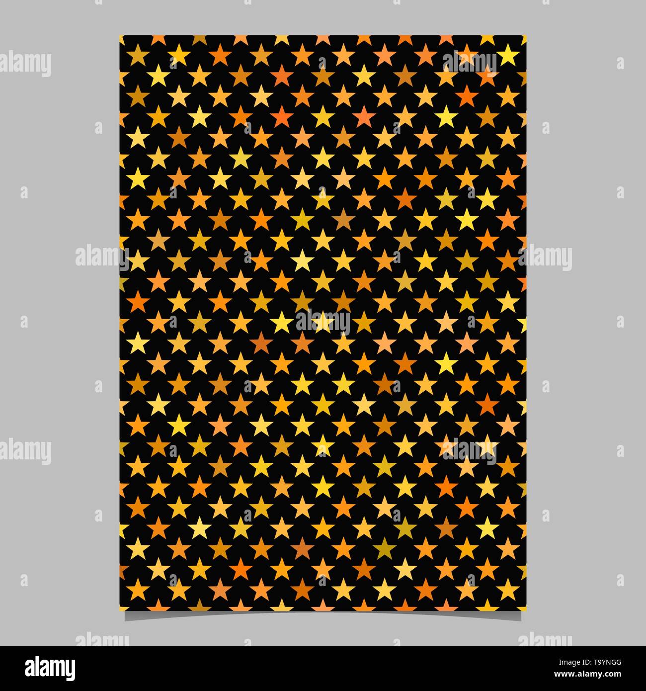Star pattern poster template - vector document background Stock Vector ...