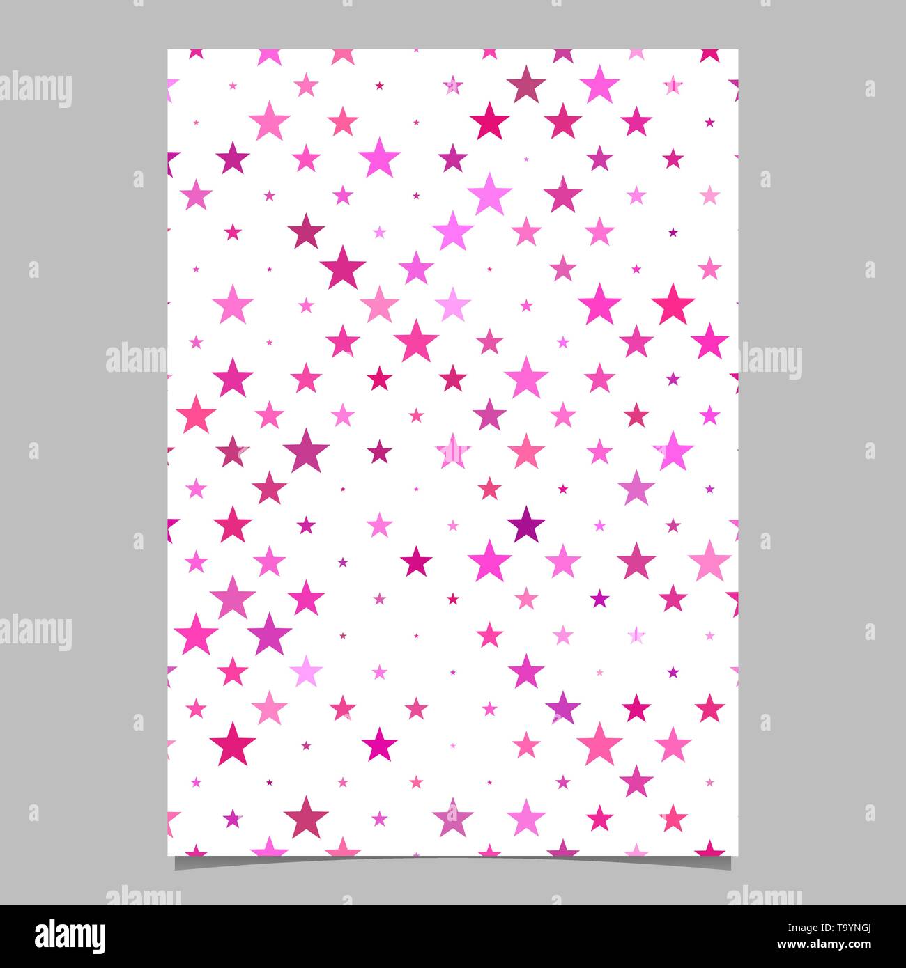 Abstract star pattern background flyer template - vector illustration ...