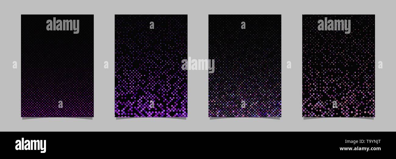 Abstract Dot Pattern Brochure Template Background Set Vector Designs Stock Vector Image And Art