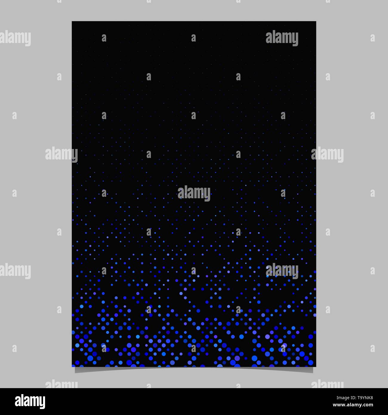 Abstract dot pattern poster design - vector stationery background Stock ...