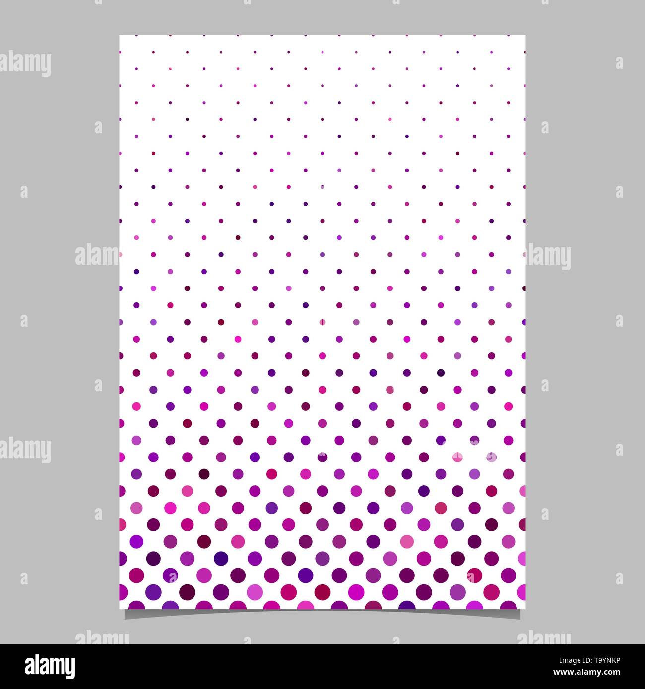 Abstract seamless dot pattern brochure template - vector graphic Stock ...