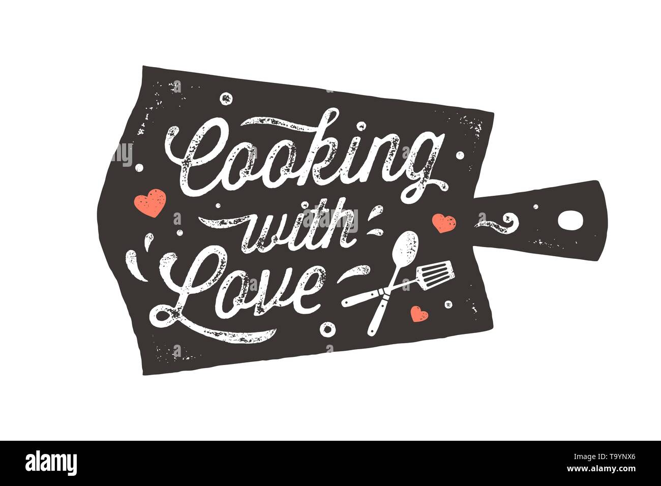 Cooking with Love. Kitchen poster. Kitchen wall decor, sign, quote ...