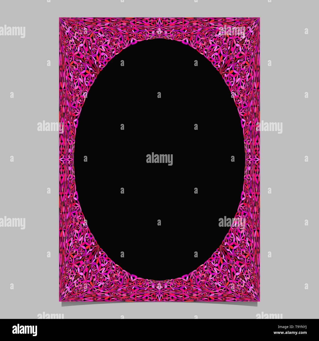 Pink brochure frame - vector stationery background template Stock ...