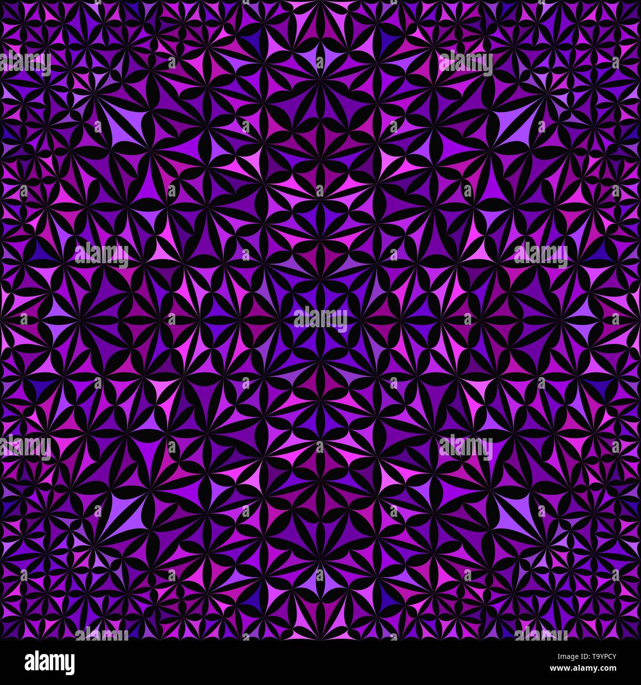 Purple abstract seamless kaleidoscope pattern background design Stock ...