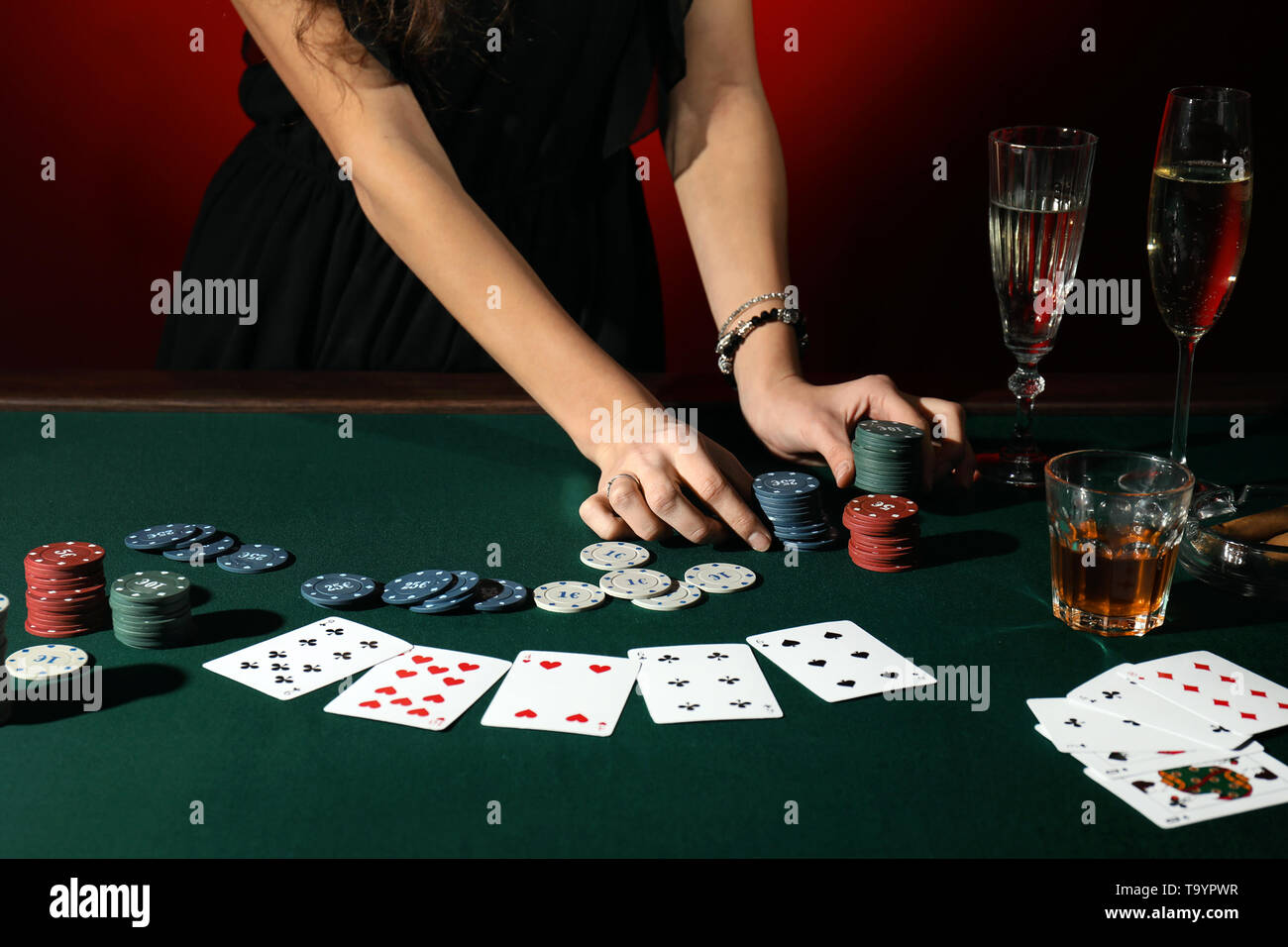 Female player table in hi-res stock photography and images - Alamy