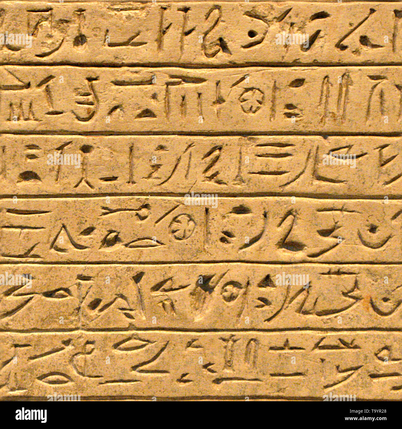 Egyptian Hieroglyphics Seamless Texture Tile Stock Photo - Alamy