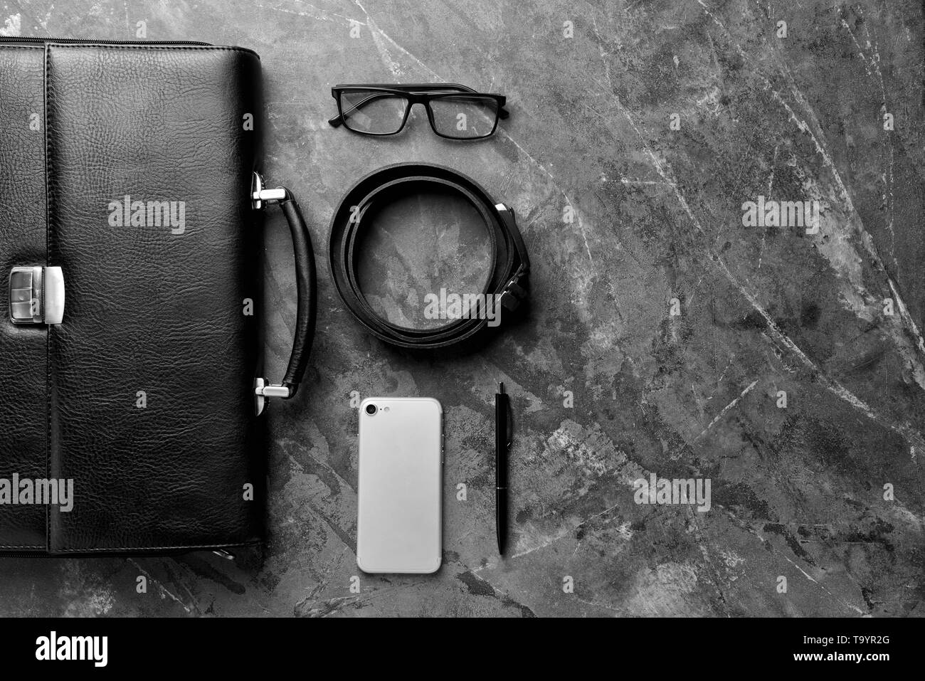 Stylish design text flat Black and White Stock Photos & Images - Alamy