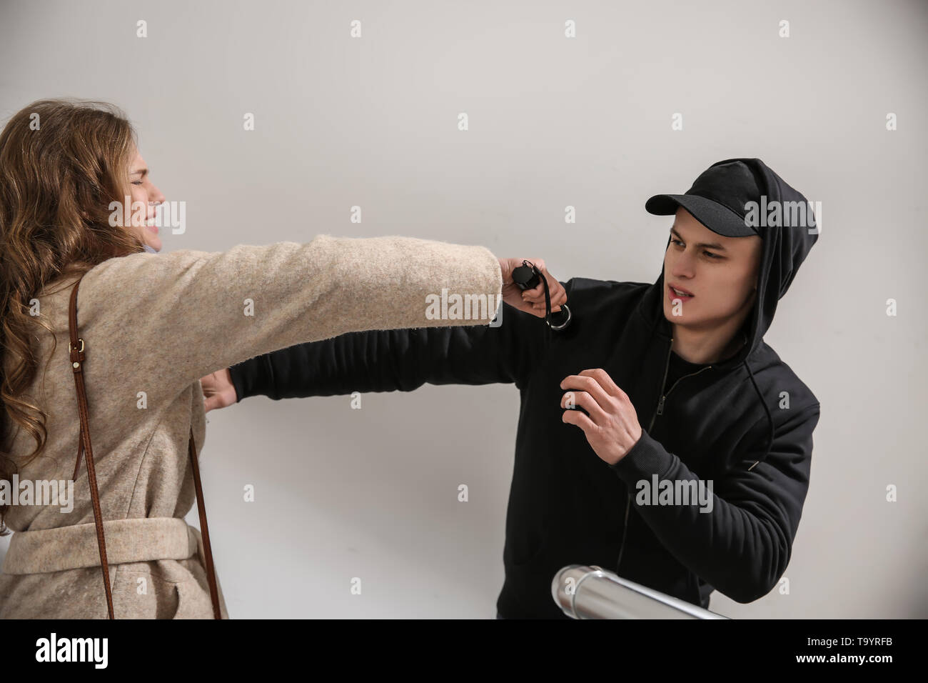 Female Defending Herself High Resolution Stock Photography and Images ...