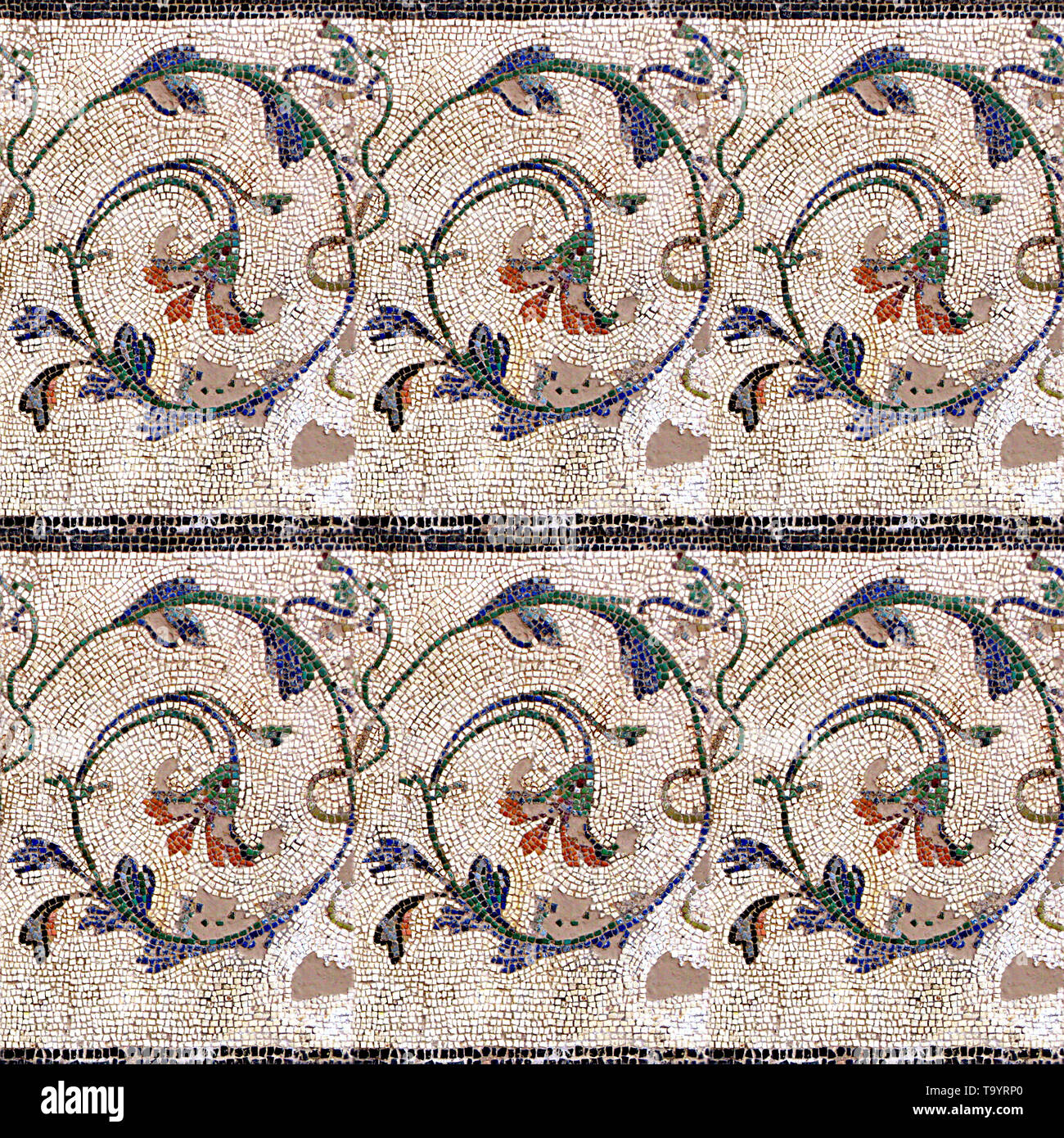 Mosaic Seamless Texture Tile Stock Photo - Alamy
