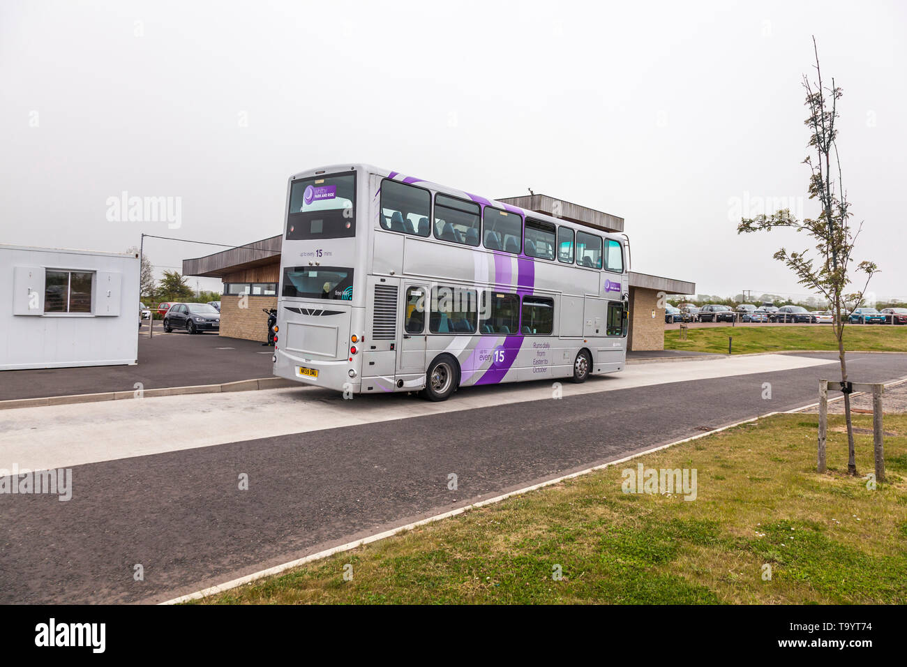 The Park and Ride bus travel scheme at Whitby,North Yorkshire,England ...