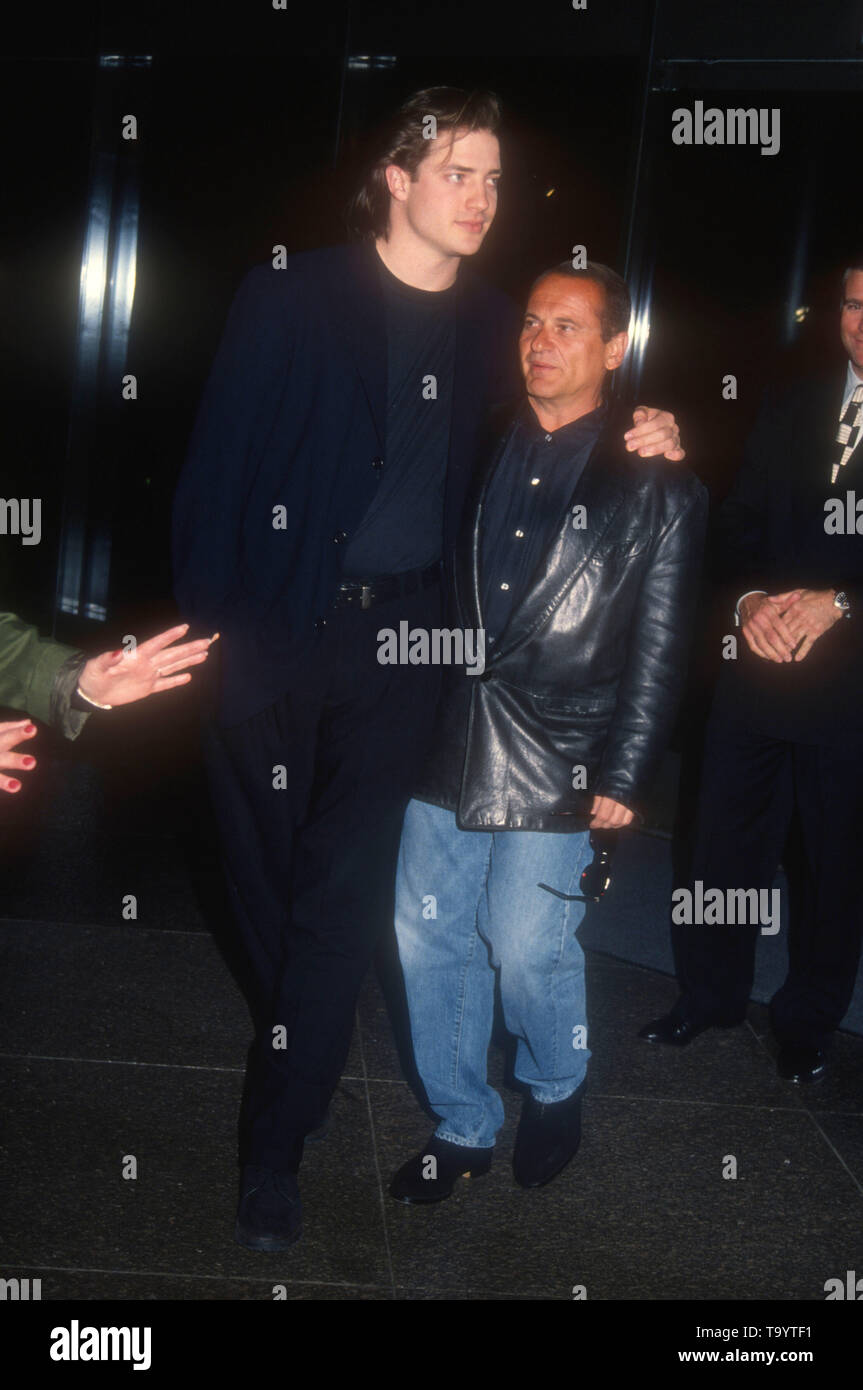 West Hollywood, California, USA 26th April 1994 Actor Brendan Fraser ...