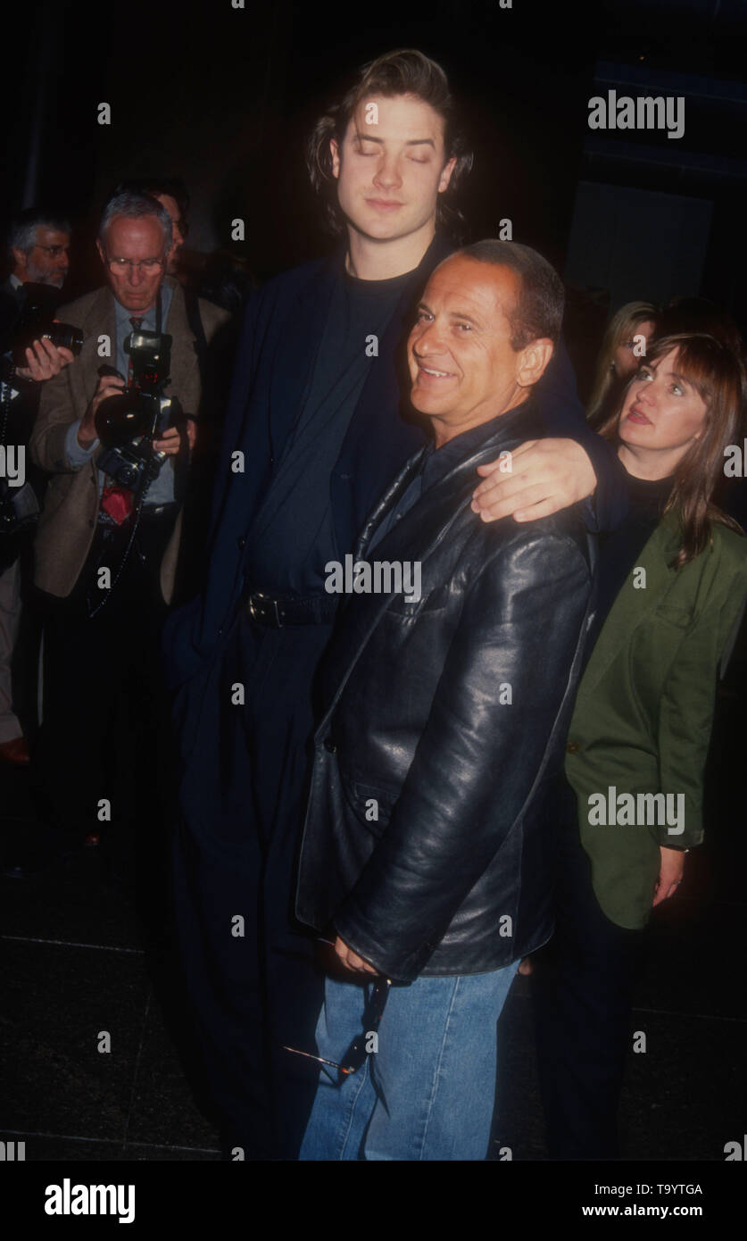 West Hollywood, California, USA 26th April 1994 Actor Brendan Fraser ...