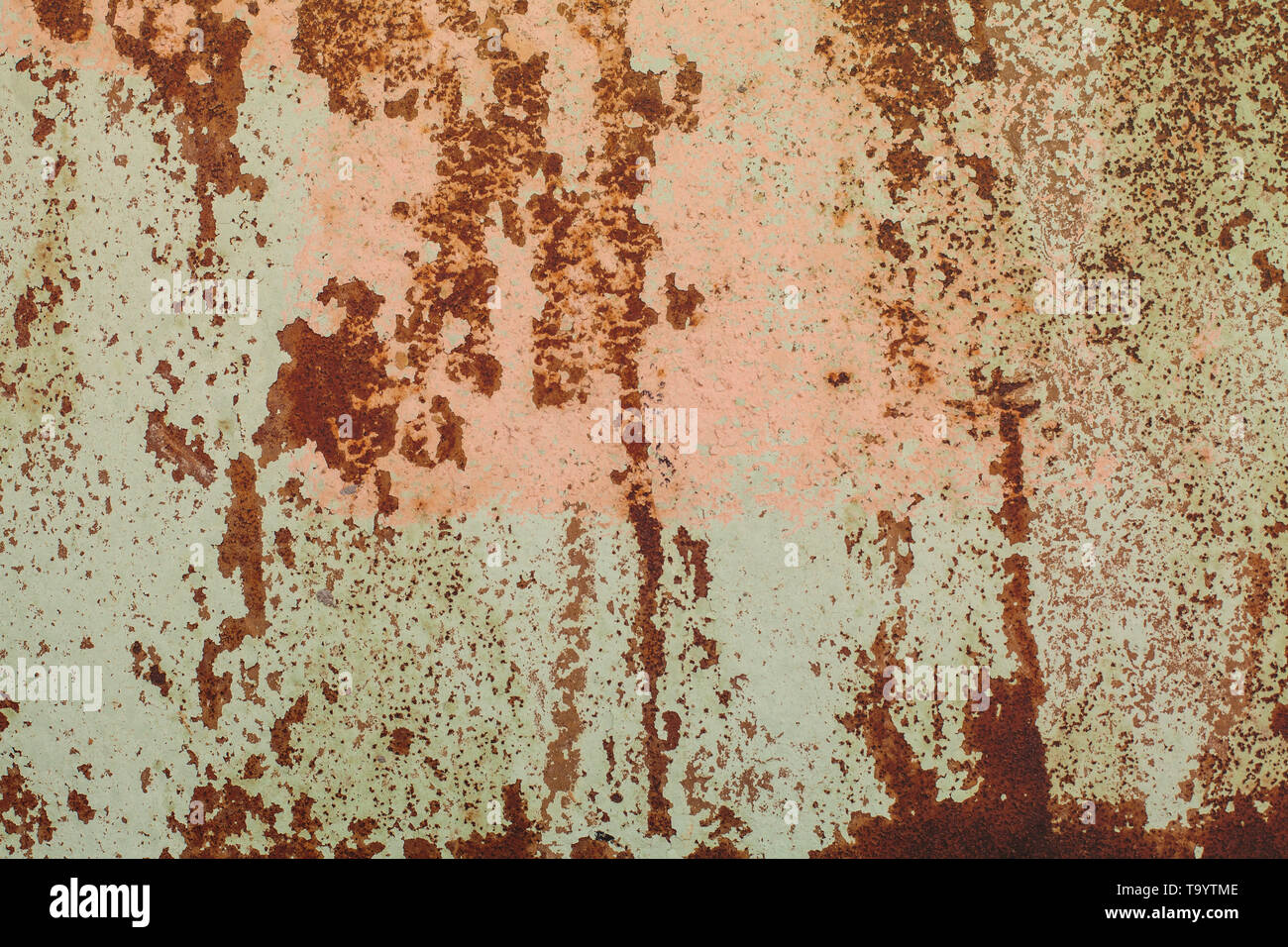 Old Rust textures wall with paint. Perfect background with space Stock ...