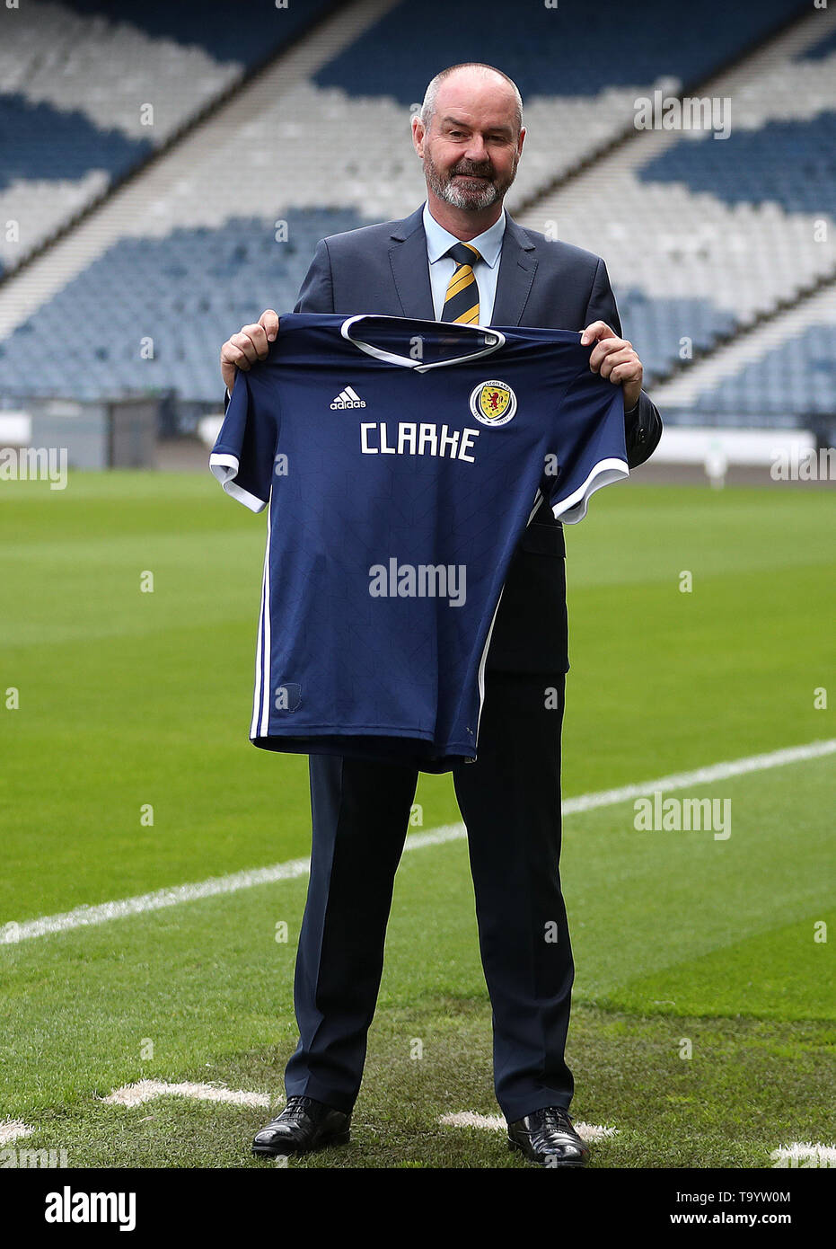 New scotland national team head coach steve clarke hi-res stock ...