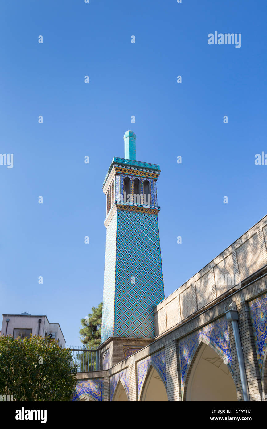 Wind tower building, Imarat-i Badgir, Golestan palace, Tehran, Iran ...