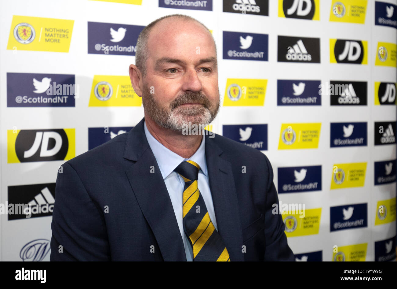 New scotland national team head coach steve clarke hi-res stock ...