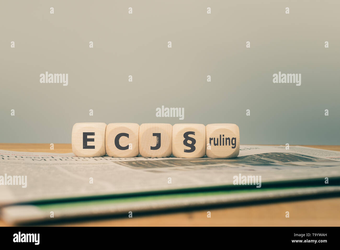 Symbol for a decision of the European Court of Justice (ECJ). "ECJ ...