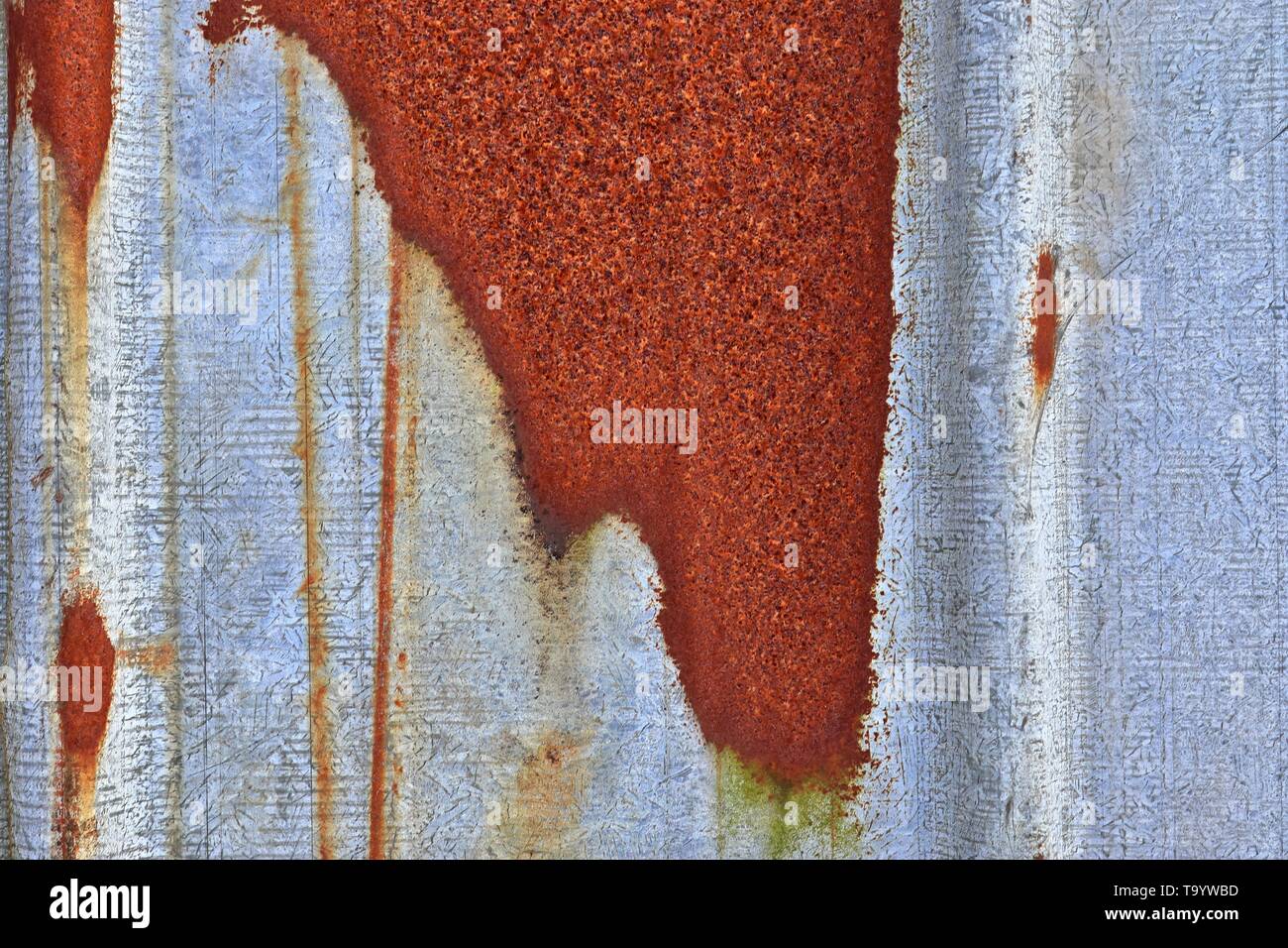 Detailed close up surface of rusty metal and steel with lots of ...