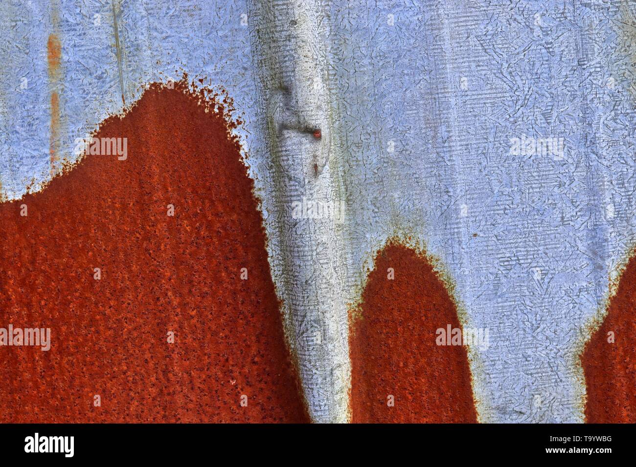 Detailed close up surface of rusty metal and steel with lots of ...