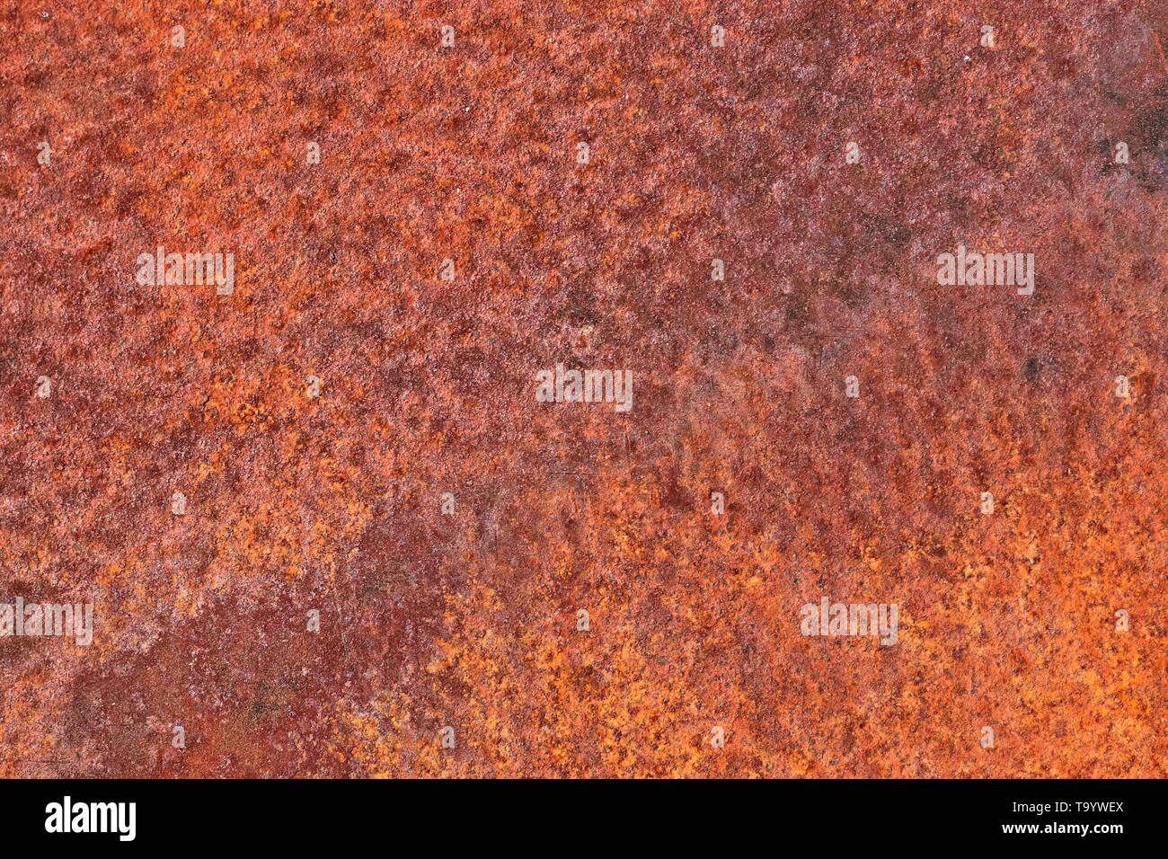 Detailed close up surface of rusty metal and steel with lots of ...