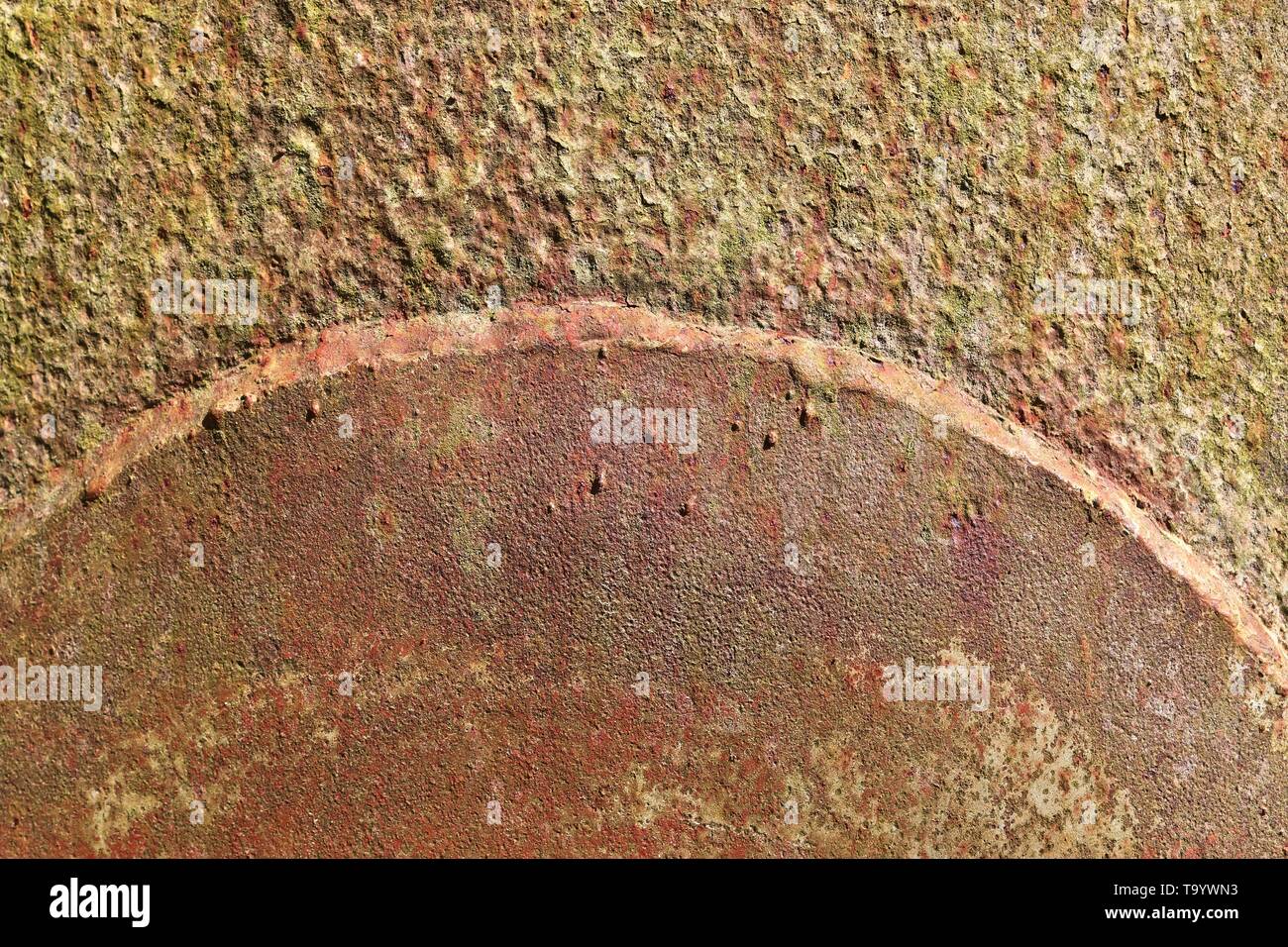 Detailed close up surface of rusty metal and steel with lots of ...