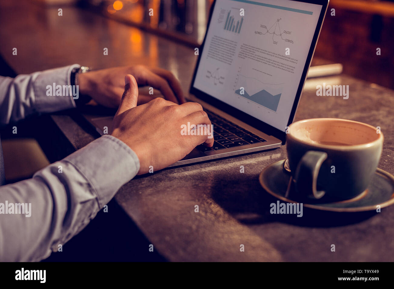 Close laptop after work on hi-res stock photography and images - Alamy