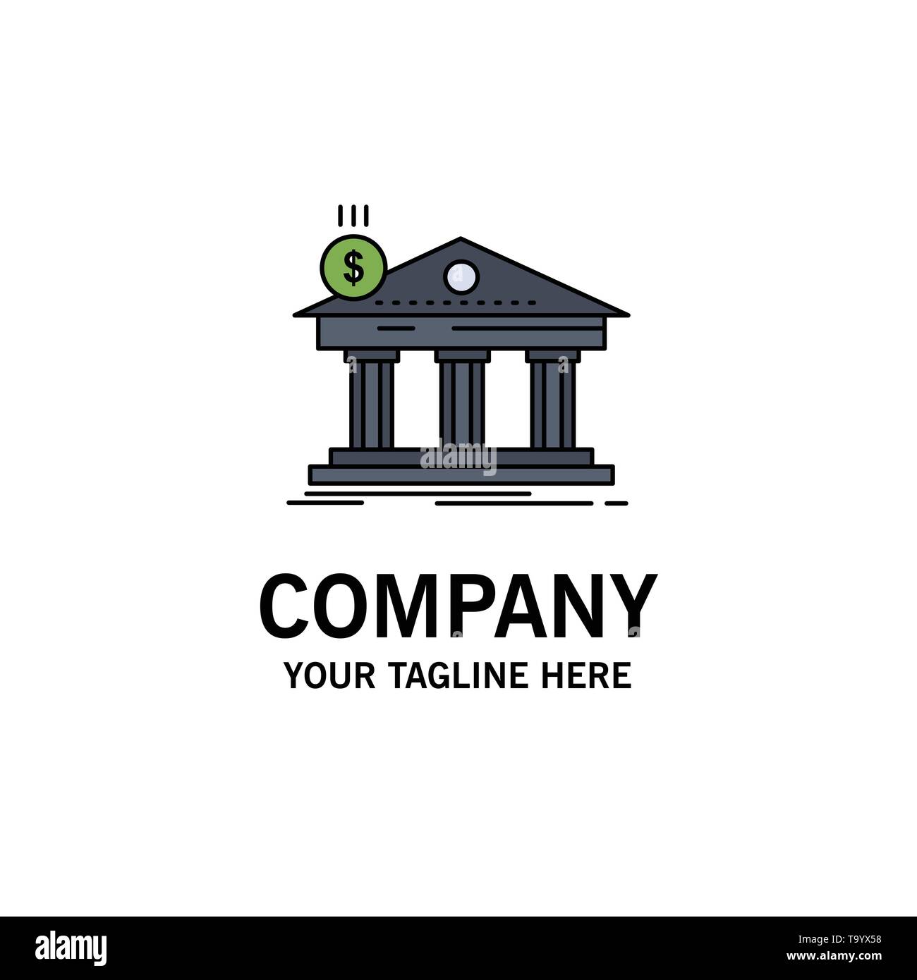 Classic american architecture Stock Vector Images - Alamy