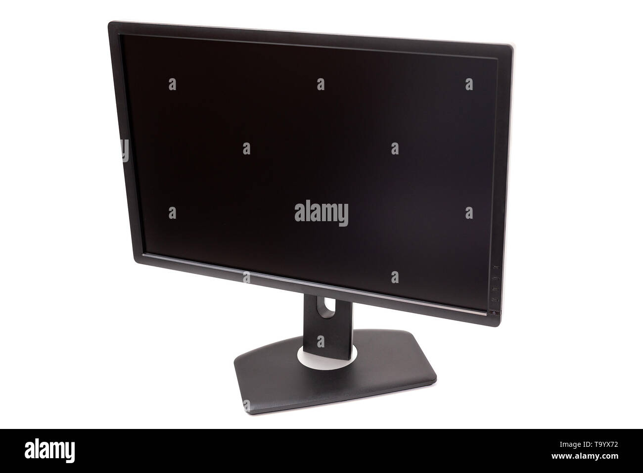 black IPS WUXGA monitor isolated on white background Stock Photo - Alamy