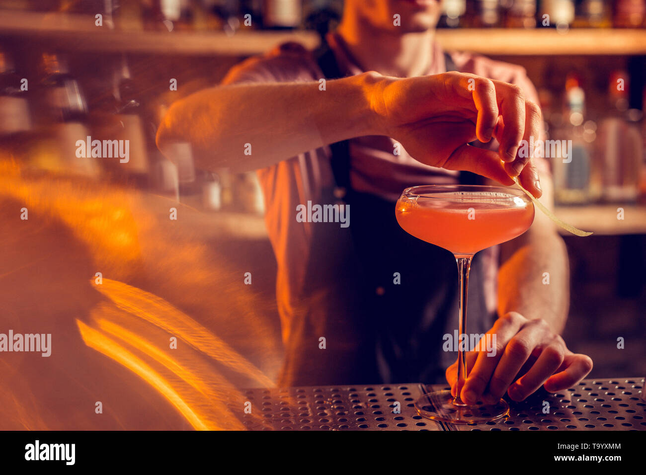 Cocktail making process hi-res stock photography and images - Alamy