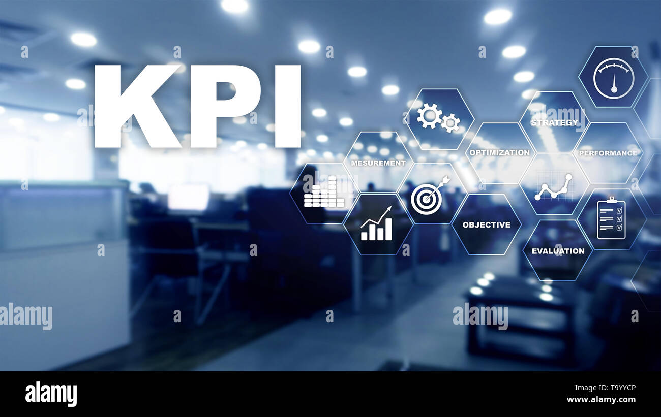KPI - Key Performance Indicator. Business and technology concept ...