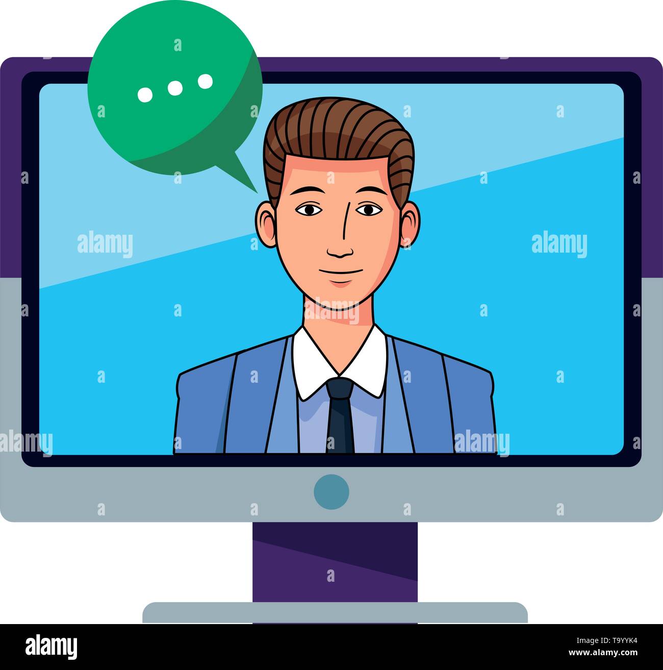 businessman avatar cartoon character Stock Vector Image & Art - Alamy
