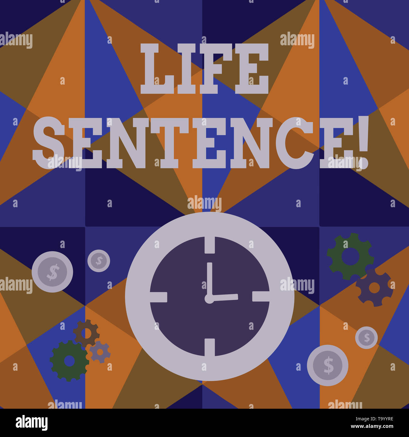 Handwriting text Life Sentence. Conceptual photo the punishment of ...