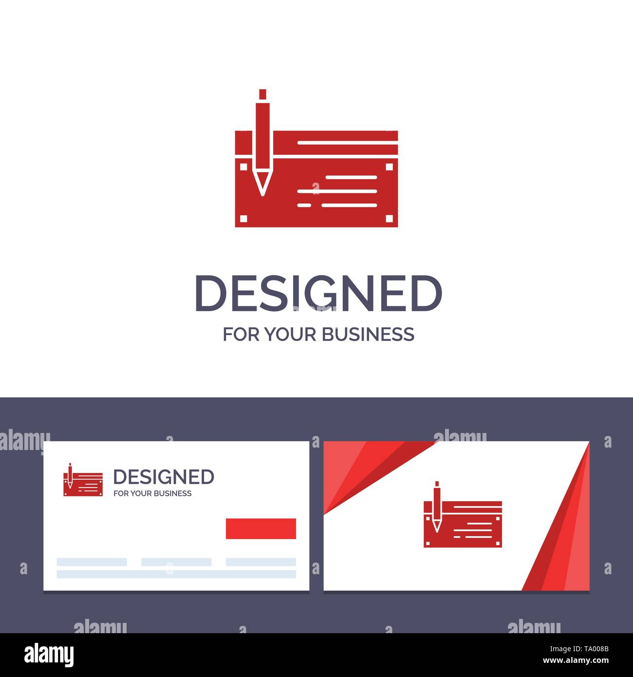 Chequebook logo Stock Vector Images - Alamy