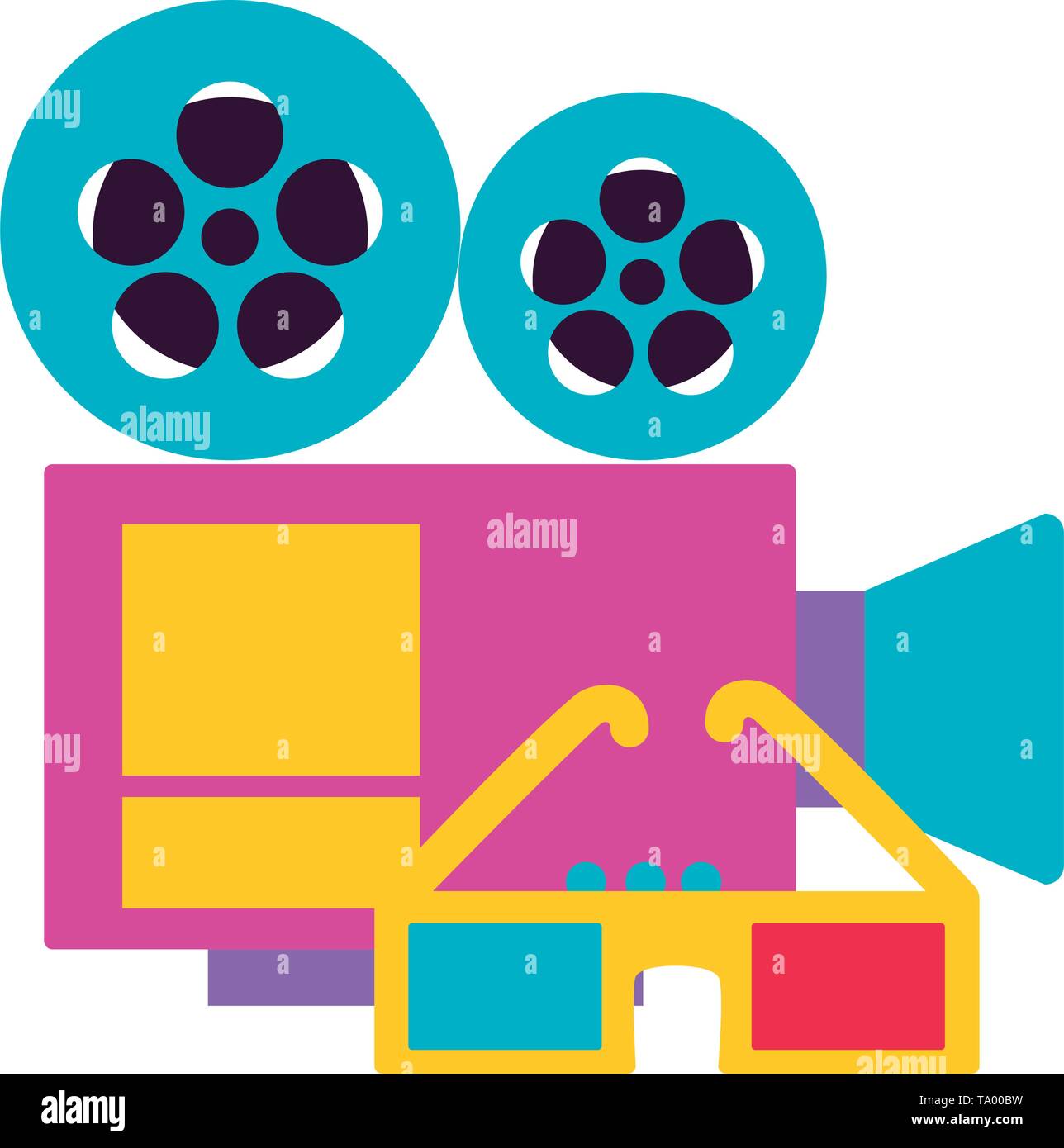 cinema movie design Stock Vector Image & Art - Alamy