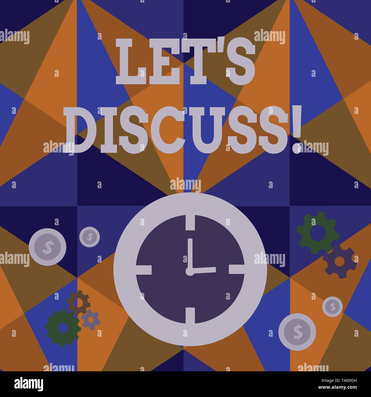 Handwriting text Let S Is Discuss. Conceptual photo Means showing to ...