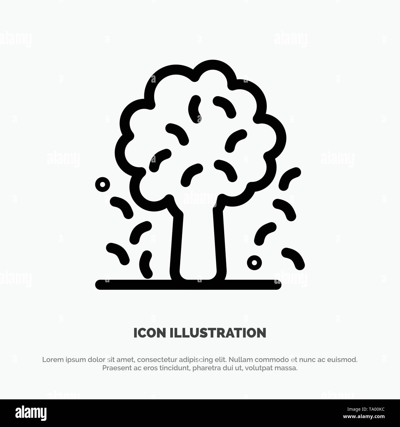 Apple tree line art hi-res stock photography and images - Alamy