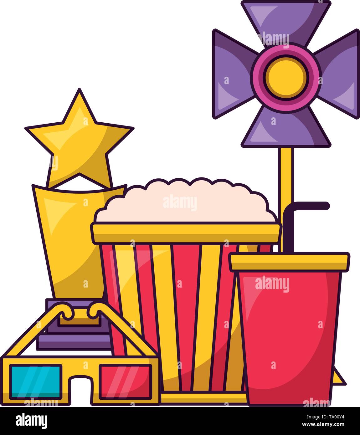 cinema movie design Stock Vector Image & Art - Alamy
