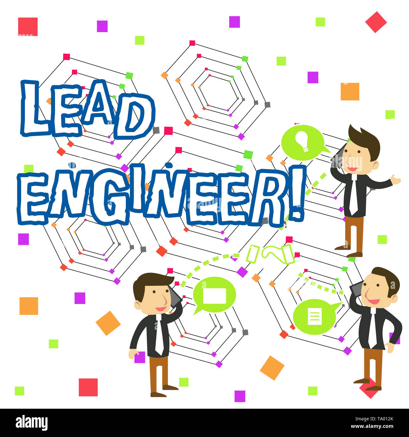 Teamwork in architecture Cut Out Stock Images & Pictures - Alamy