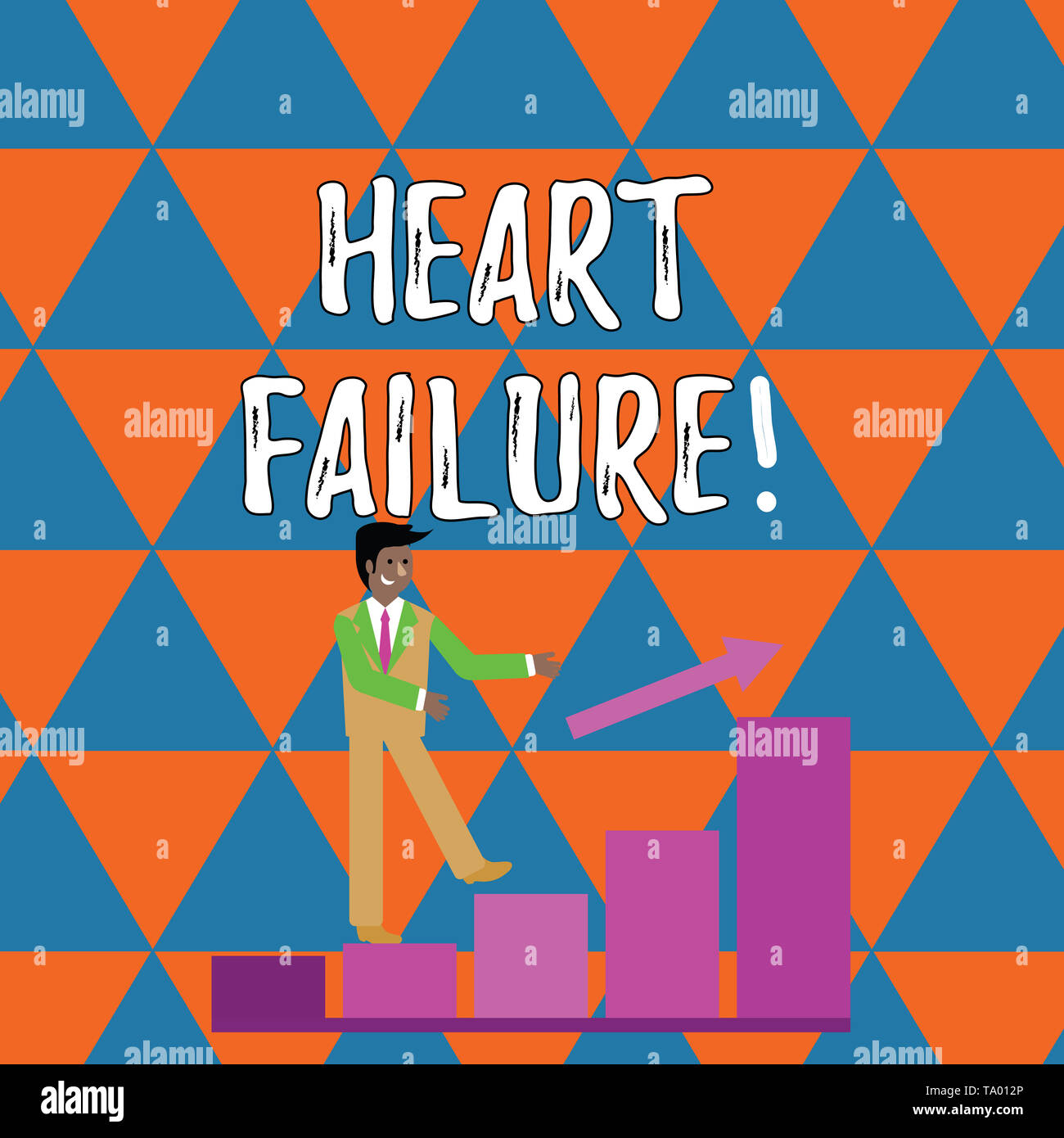 Handwriting text writing Heart Failure. Conceptual photo the severe ...