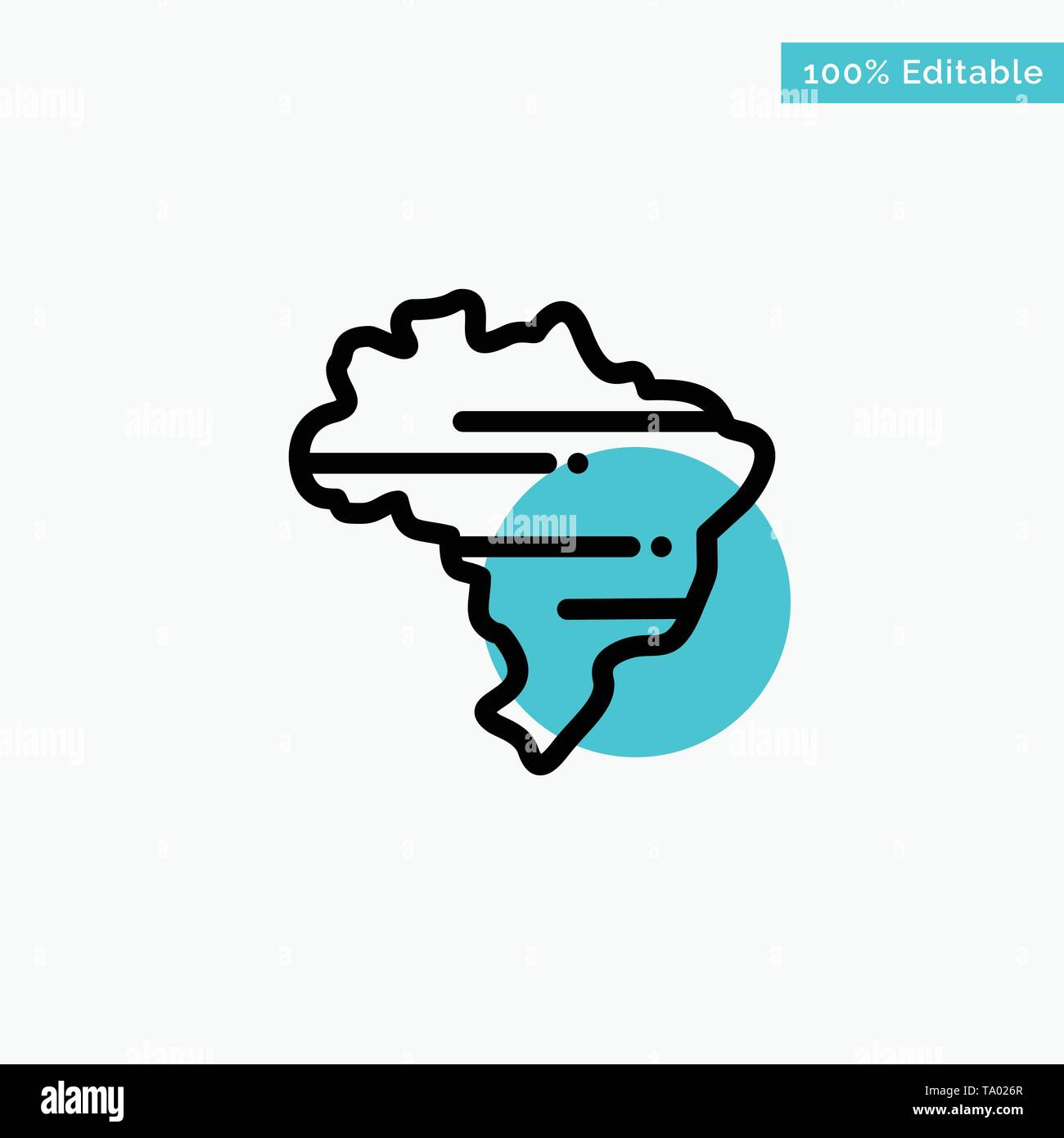 Brazilian blue circle hi-res stock photography and images - Alamy