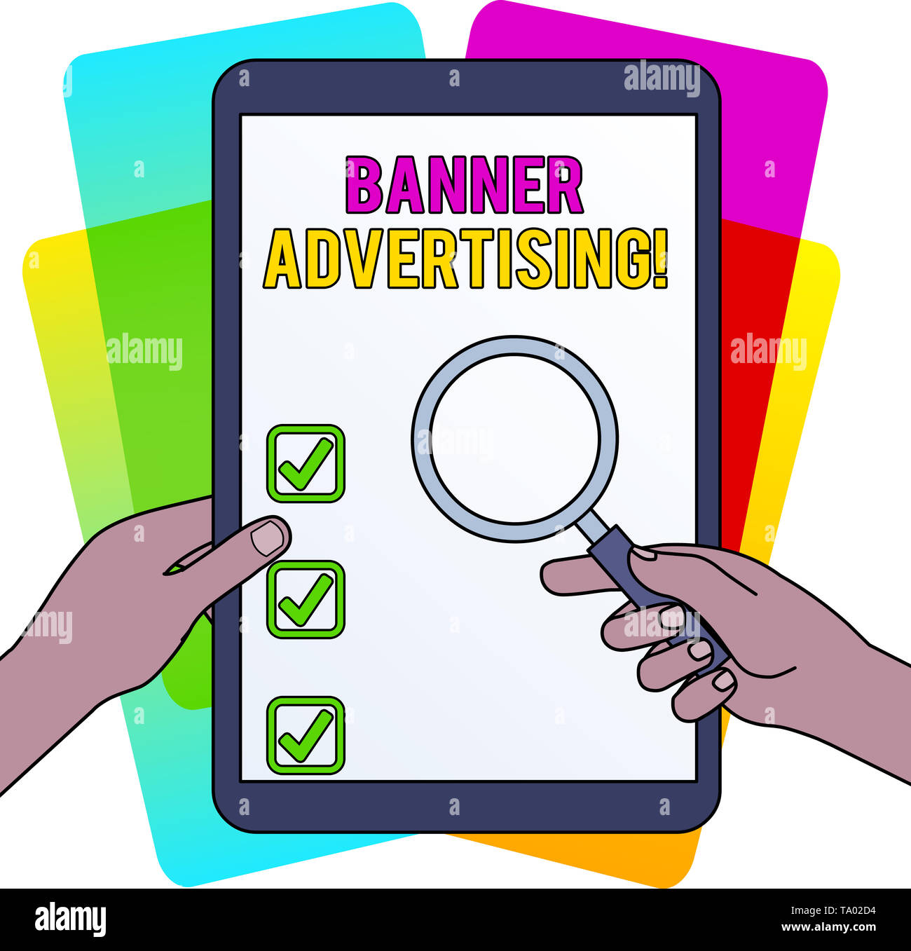 Word writing text Banner Advertising. Business photo showcasing ...