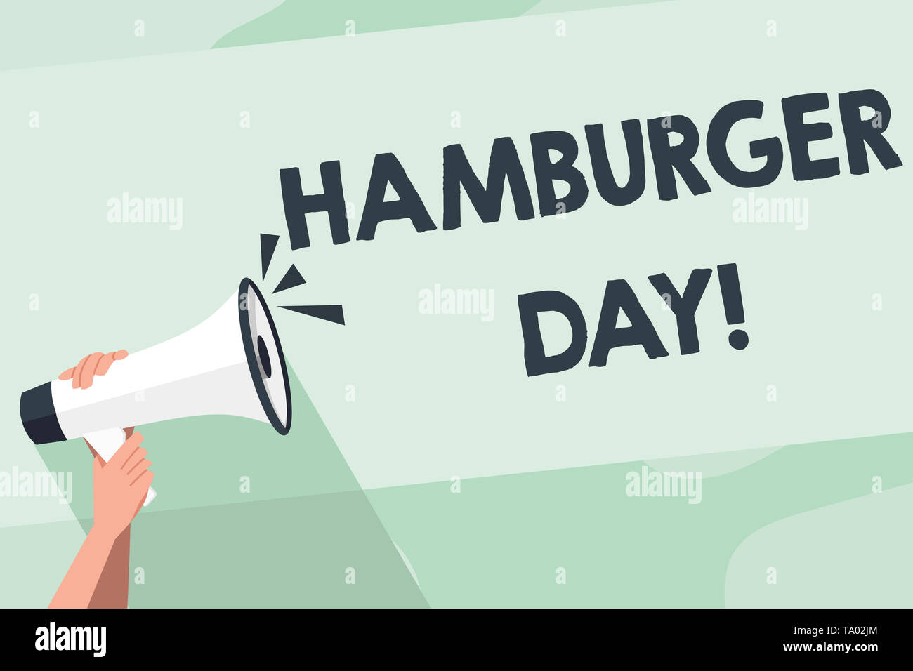 Word writing text Hamburger Day. Business photo showcasing celebrates ...