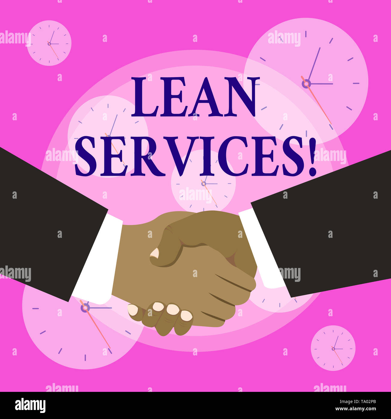 Conceptual hand writing showing Lean Services. Concept meaning ...
