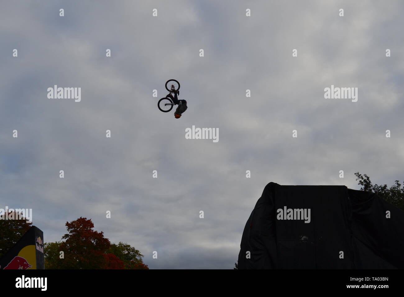 Red Bull BMX event in Uppsala, Sweden Stock Photo - Alamy