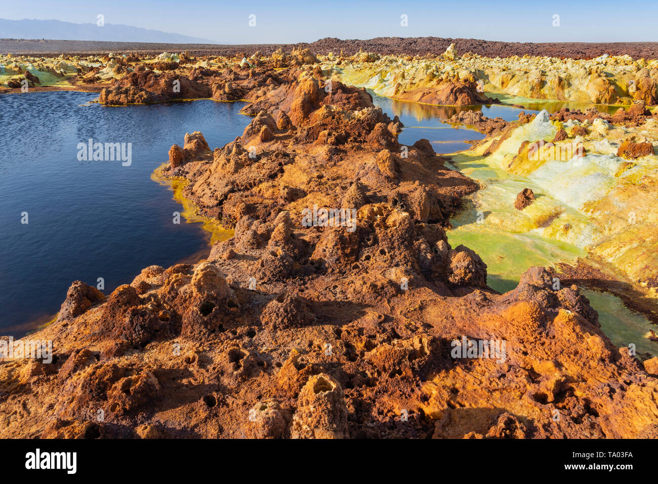 Acid ponds in dallol ethiopia hi-res stock photography and images - Alamy